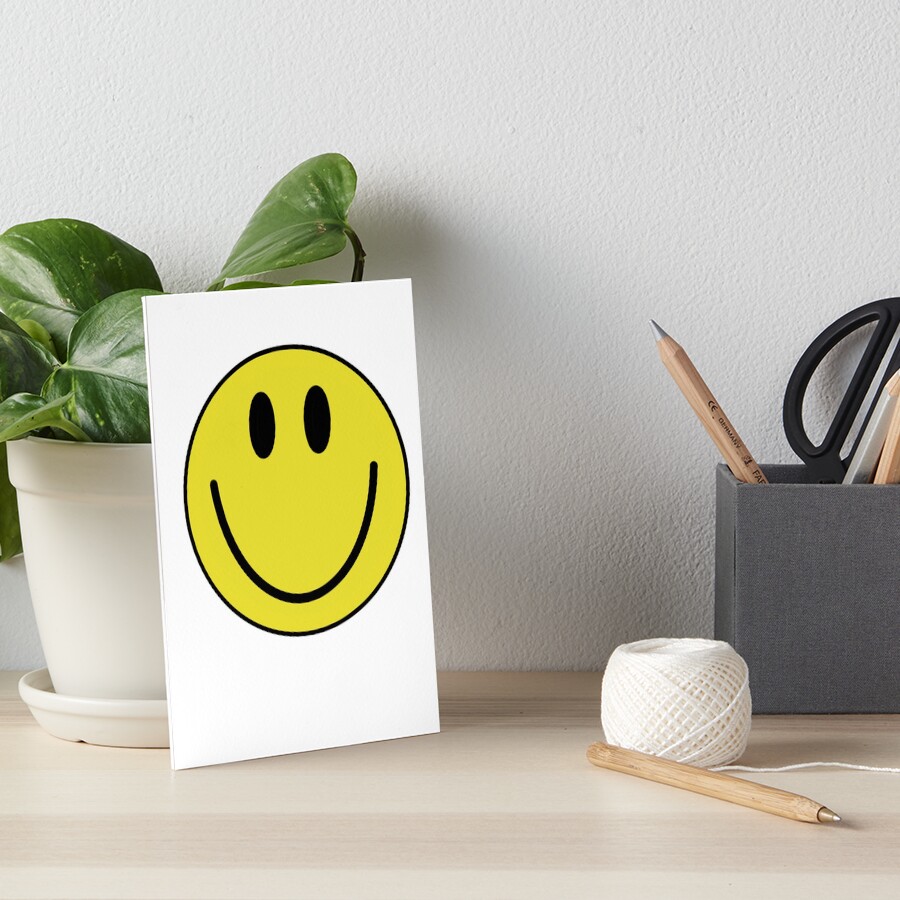"smiley face" Art Board Print for Sale by bellacduncan | Redbubble