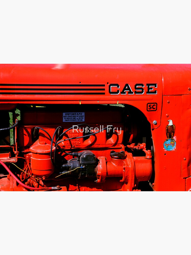 "Case Tractor Engine" Poster for Sale by cvdad | Redbubble