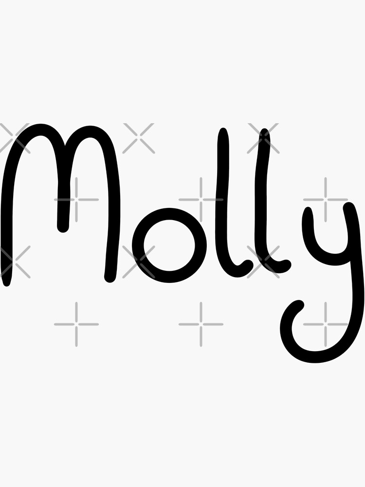 "Molly name merchandise" Sticker for Sale by Randomstickers0 | Redbubble