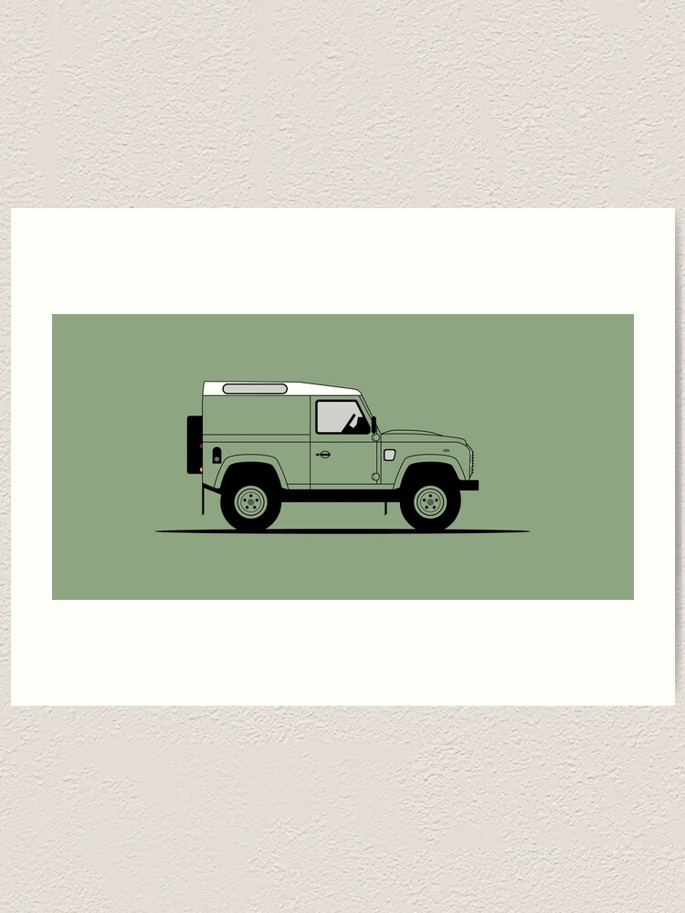 "A Graphical Interpretation of the Defender 90 Hard Top Heritage ...