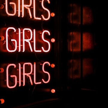 "Neon Retro Aesthetic Girls Sign" Art Board Print for Sale by Alexandra ...