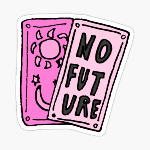 "No Future Tarot Card " Sticker for Sale by melindavo | Redbubble