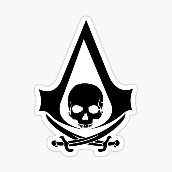 Assassins Creed Black Flag Stickers | Redbubble