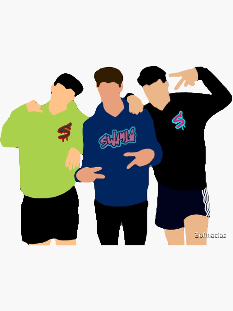 "Noah Beck, Blake Gray and Quinton Reeves" Sticker for Sale by ...