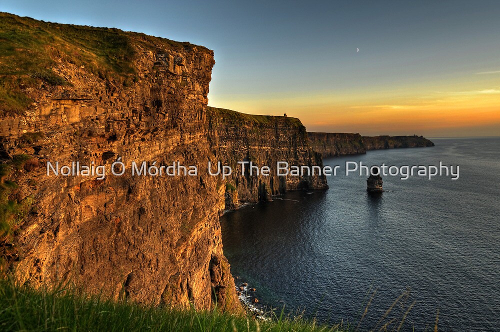 "cliffs of moher scenic sunset landscape seascape ireland" by Nollaig ...
