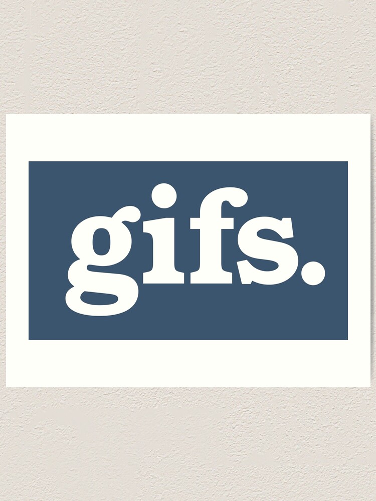 "Tumble into Gifs" Art Print by daftporter | Redbubble