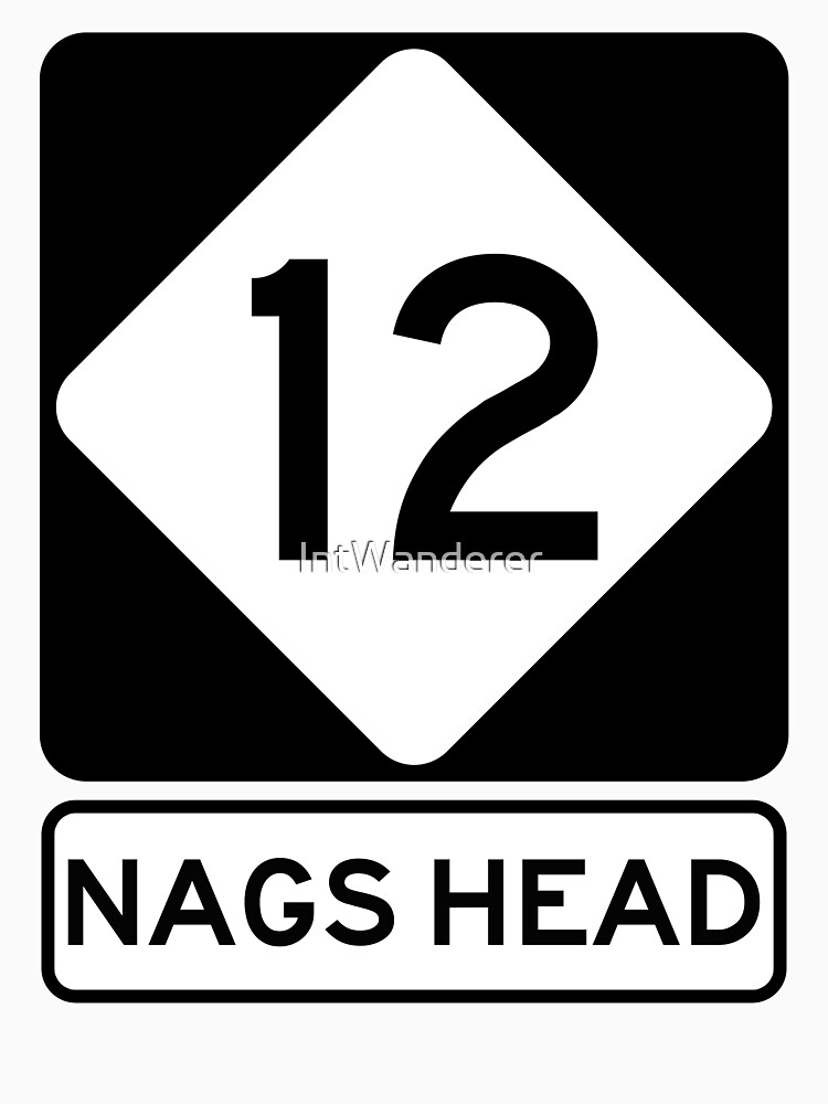 "NC 12 - Nags Head" T-shirt for Sale by NewNomads | Redbubble | obx t ...