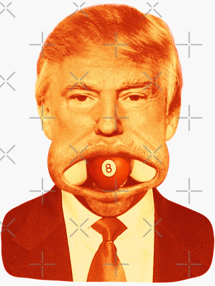 "President Donald J Trump looks a little more orange than usual ...