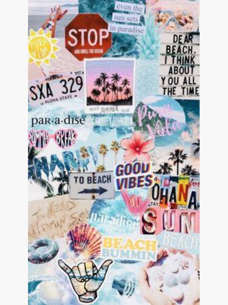 "Summer Aesthetic" Sticker by Jolden13 | Redbubble