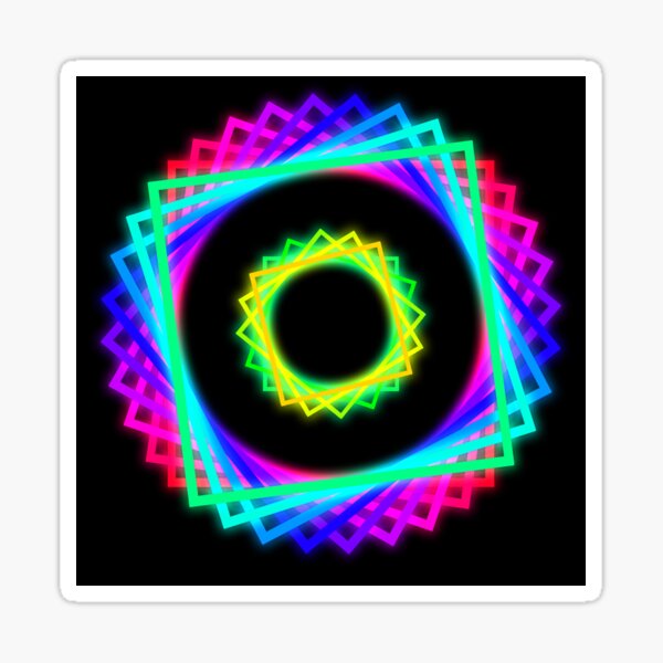 "Neon Party" Sticker for Sale by Igor-Teixeira15 | Redbubble