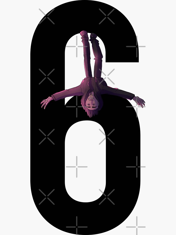 "Number Six - Ben" Sticker for Sale by AquariussArt | Redbubble