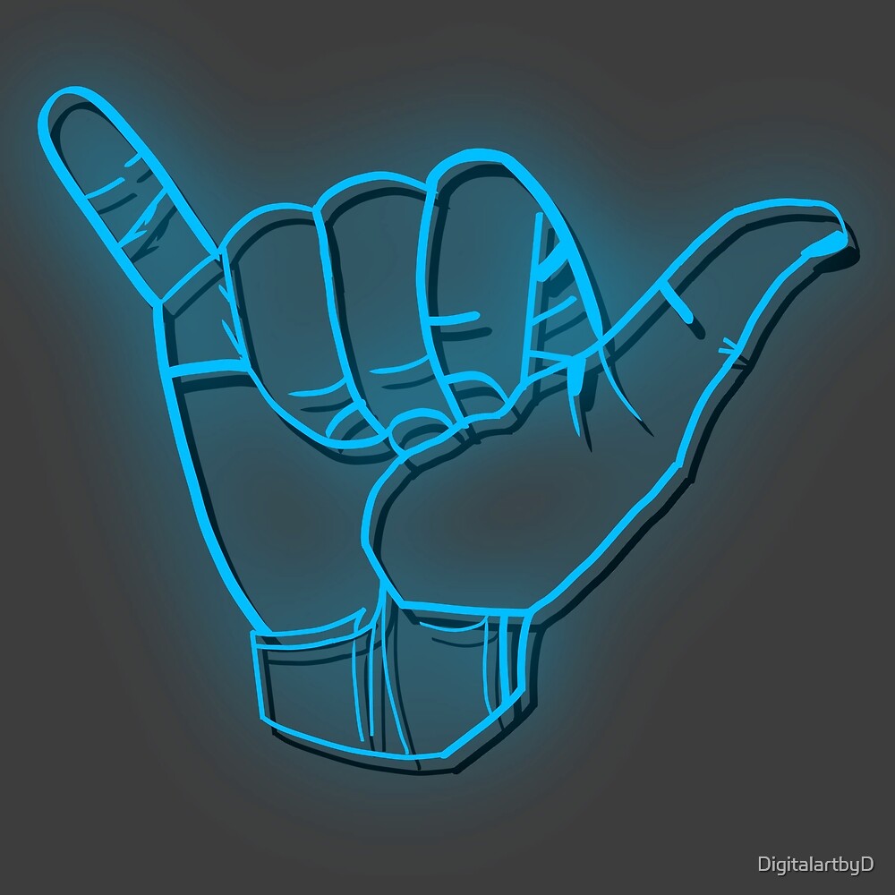 "Vsco Neon Sign - Blue " by DigitalartbyD | Redbubble