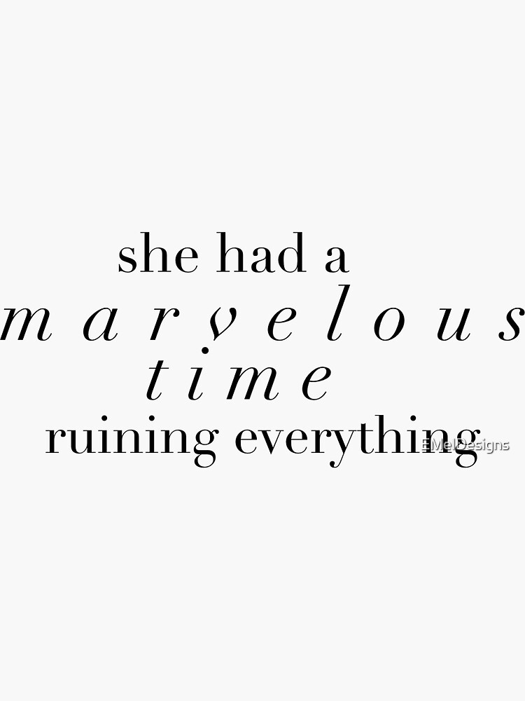 "Marvelous time lyric folklore Taylor swift" Sticker for Sale by ...