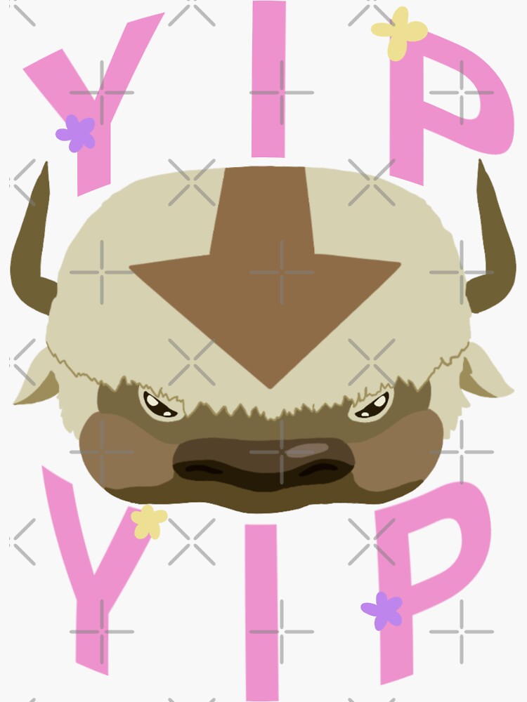 "Appa yip yip" Sticker by mmuir1234 | Redbubble