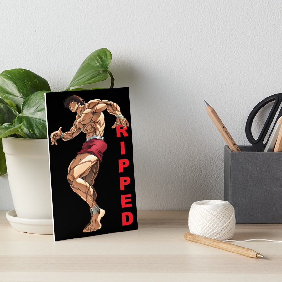 "baki ripped" Art Board Print for Sale by MAKROV | Redbubble