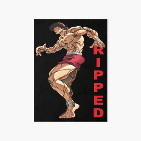 "baki ripped" Art Board Print for Sale by MAKROV | Redbubble