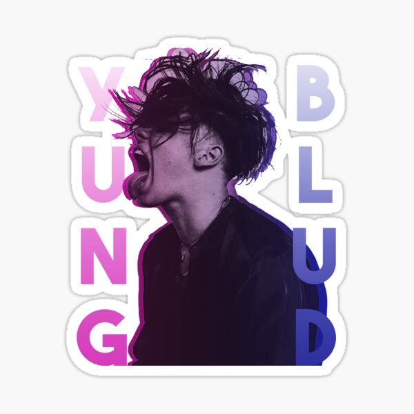 "Neon Yung Blud" Sticker by inspicienti | Redbubble