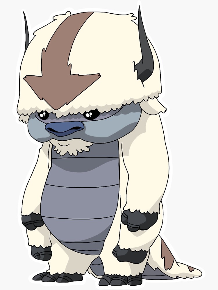 "Cute Standing Appa" Sticker by willawalberg | Redbubble