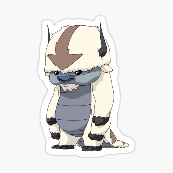 "Cute Standing Appa" Sticker by willawalberg | Redbubble