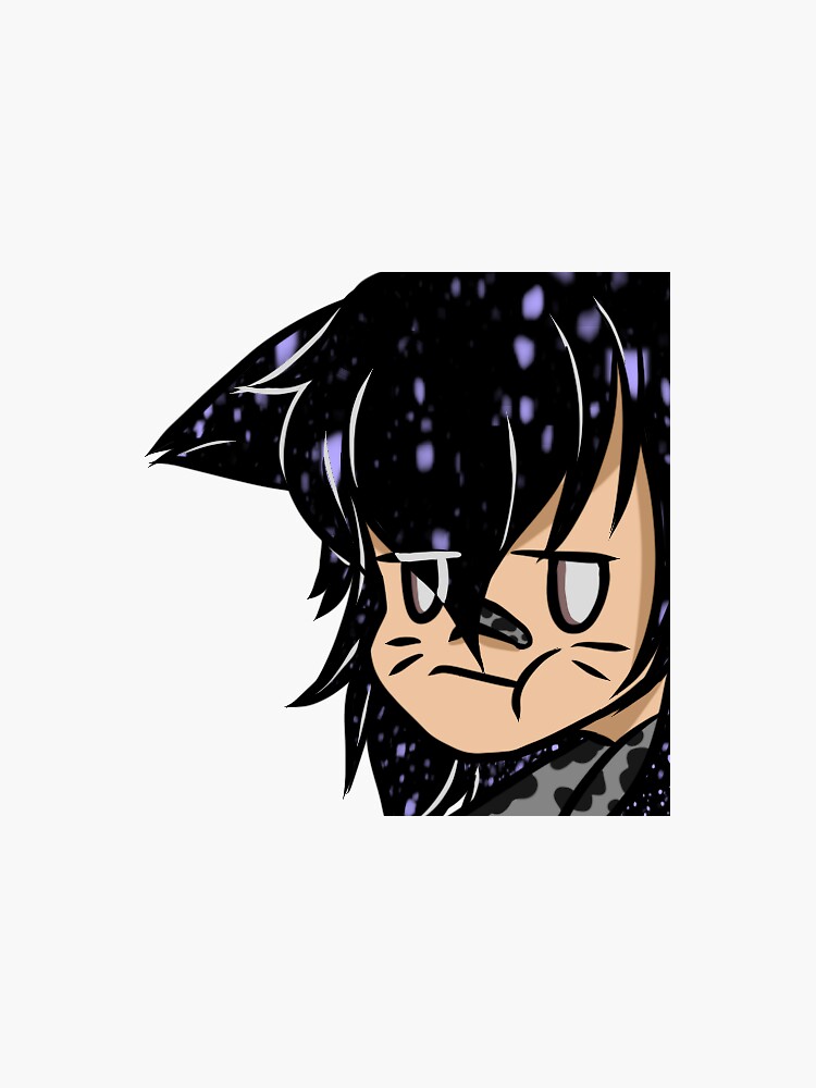 "Hmph Emote" Sticker for Sale by kathsrat | Redbubble