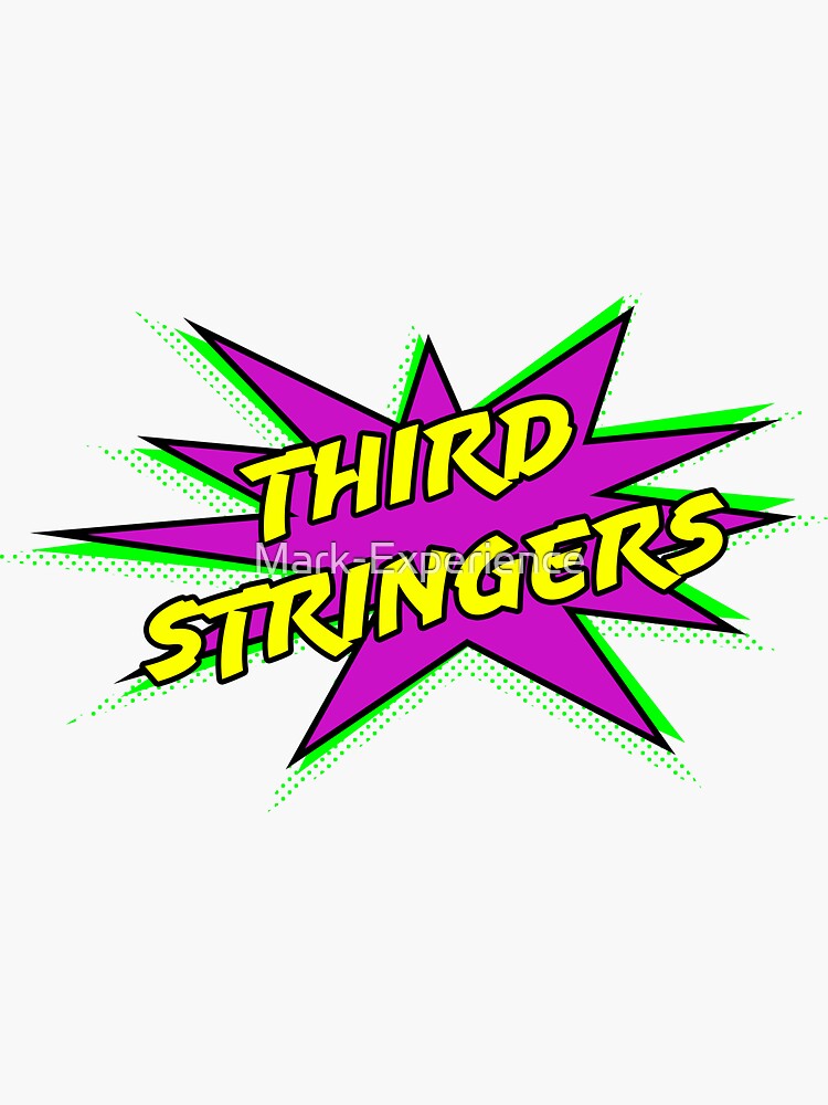 "Third Stringers - Comic Blast" Sticker for Sale by Mark-Experience ...