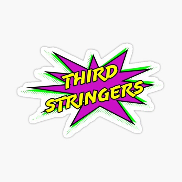 "Third Stringers - Comic Blast" Sticker for Sale by Mark-Experience | Redbubble
