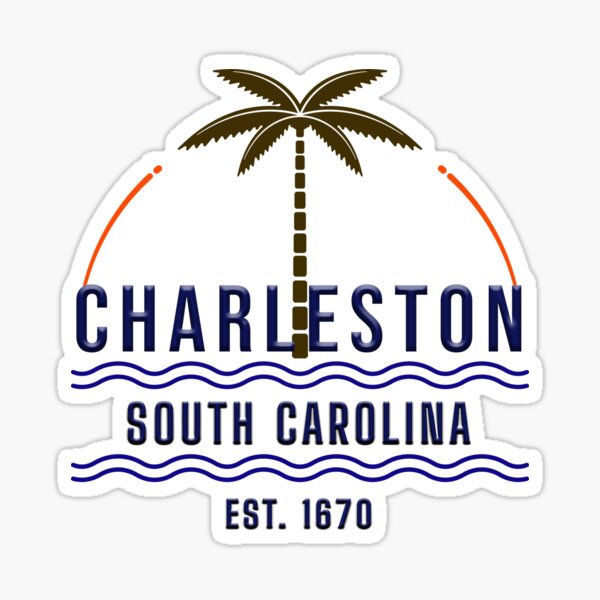 "Charleston South Carolina" Sticker for Sale by positiveimages | Redbubble