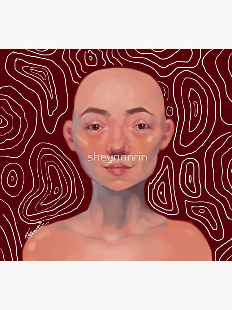 "Bald" Sticker by sheynonrin | Redbubble