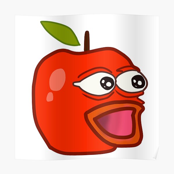 "Apple pog" Poster for Sale by Ccchung2215 | Redbubble
