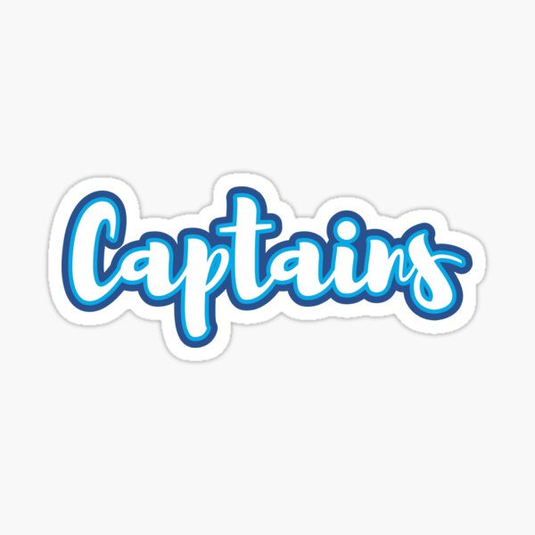 "Captains" Sticker by etpicard | Redbubble