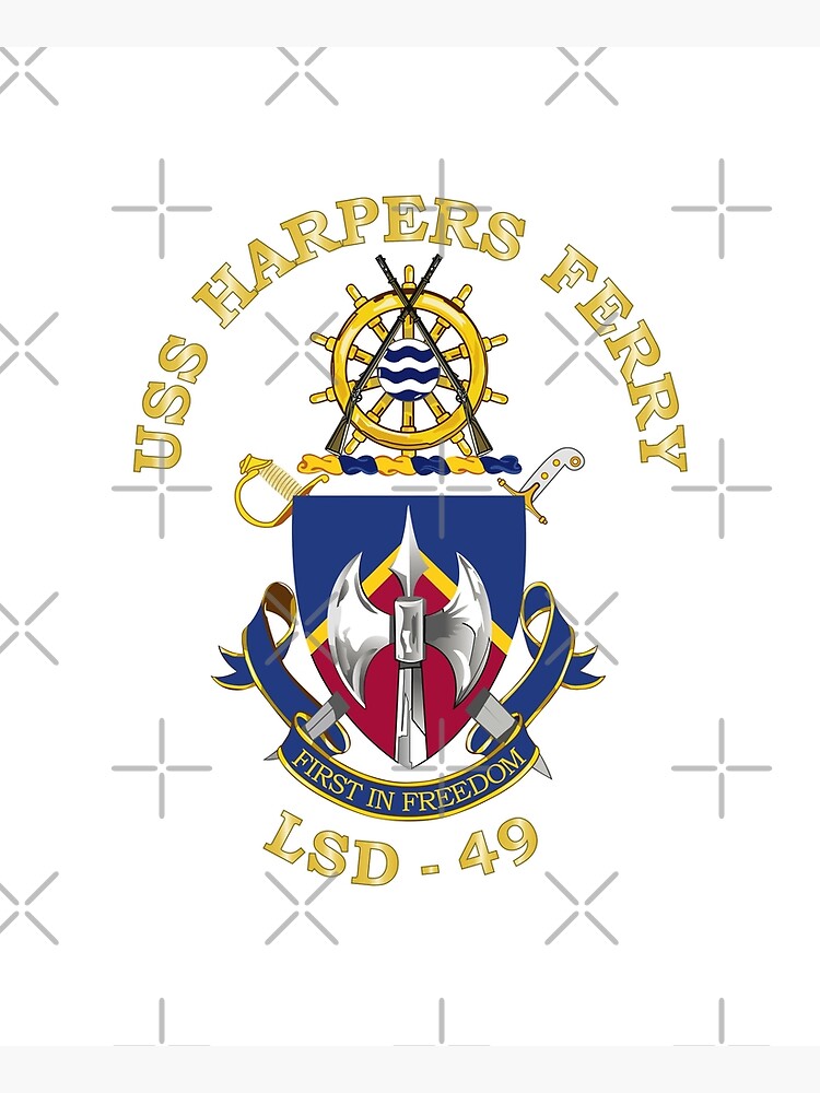 "Marine - USS Harpers Ferry (LSD-49) wo BckGrnd" Schürze von twix123844 ...