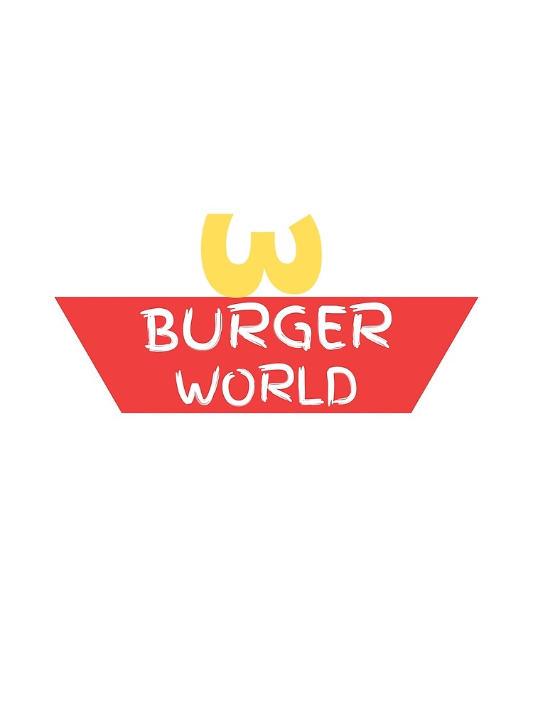 "Burger World" Poster by Zachjazz | Redbubble