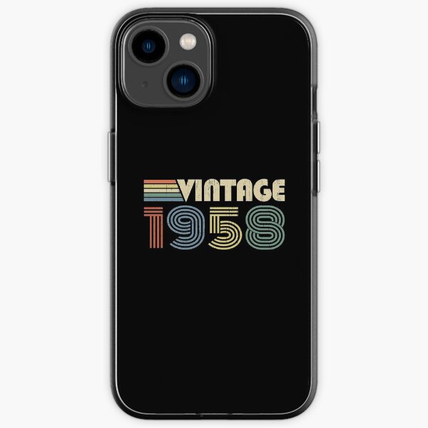 "Vintage 1958 62nd Birthday Gift Born In 1958 62 Years Old" iPhone Case ...