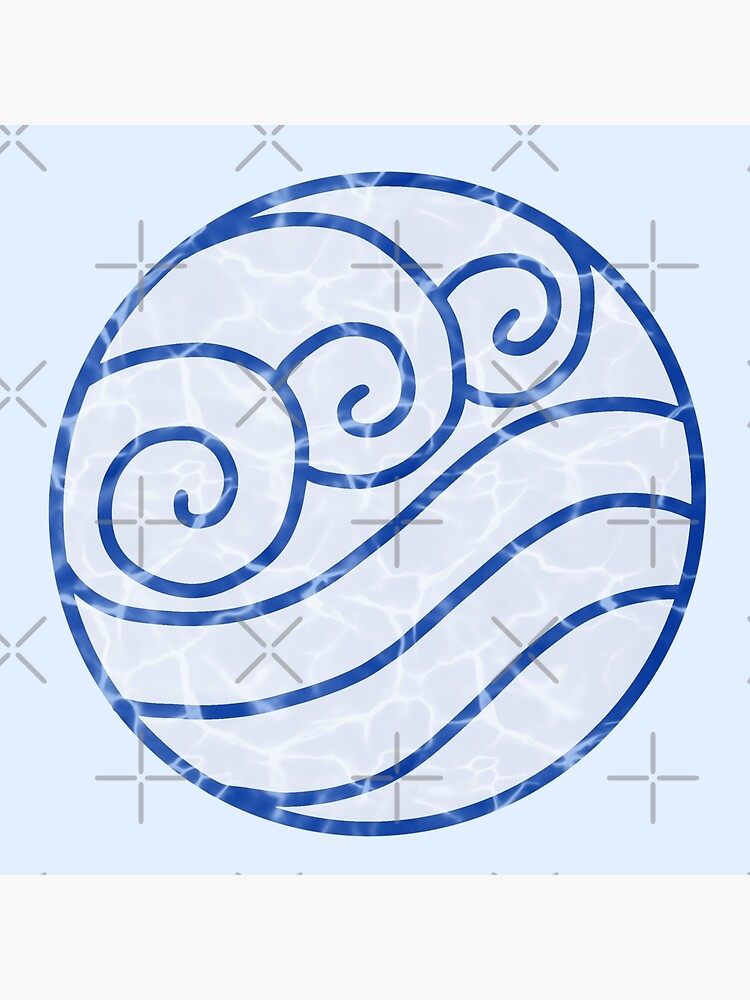 "Avatar - Waterbending Symbol" Poster by LegendOfLindsay | Redbubble
