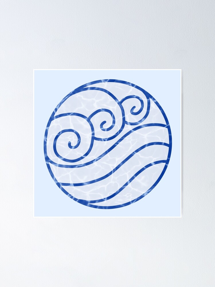 "Avatar - Waterbending Symbol" Poster by LegendOfLindsay | Redbubble