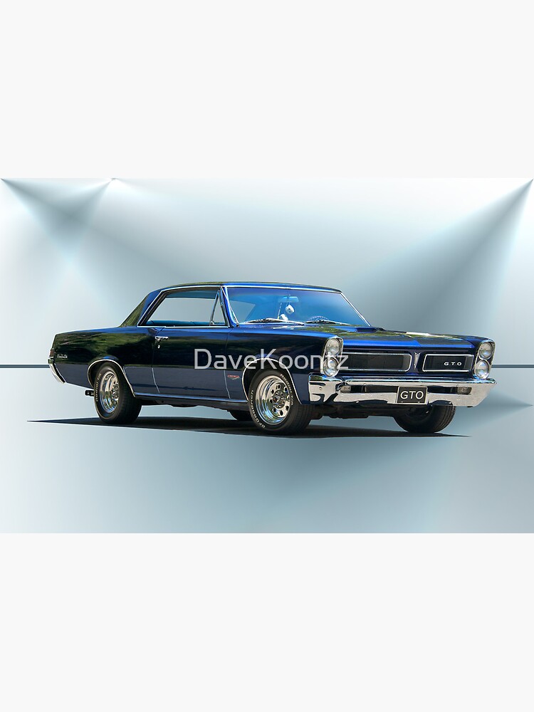 "1965 Pontiac GTO" Poster by DaveKoontz | Redbubble