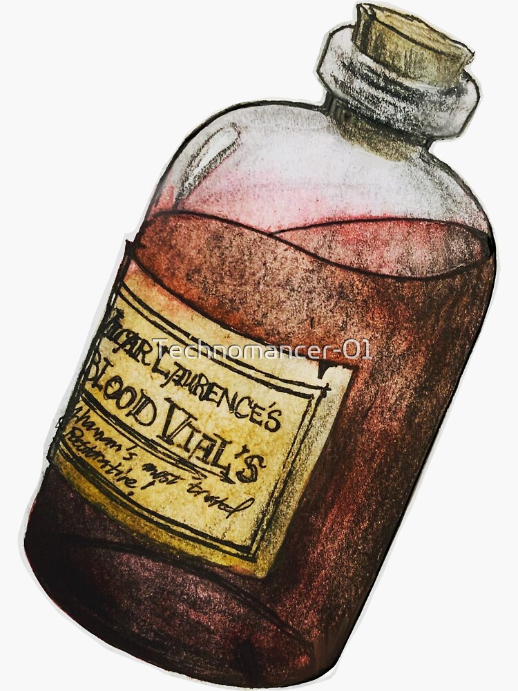 "Blood Vials" Sticker for Sale by Technomancer-01 | Redbubble