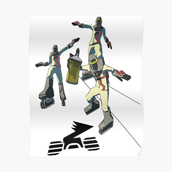 "JSRF Noise Tanks Graphic" Poster by chandlerplusbas | Redbubble