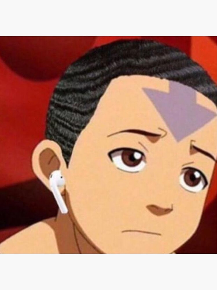 "Dripped out Aang" Sticker by dragondee | Redbubble