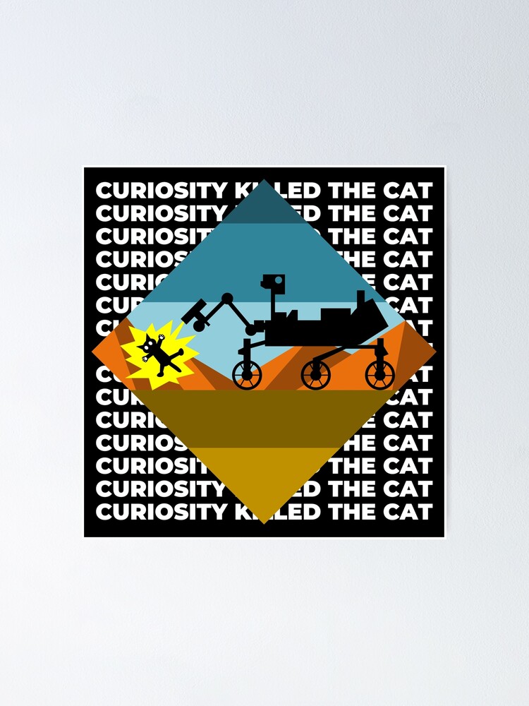 "Curiosity Killed The Cat" Poster for Sale by inotyler | Redbubble
