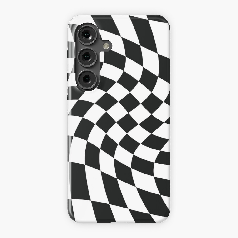"Checkerboard Pattern, 3D Optical Illusion Checkered Pattern" Metal ...