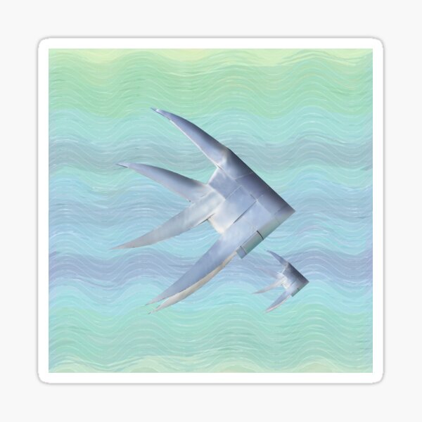 "Steel Fish of Cairns" Sticker for Sale by inntron | Redbubble