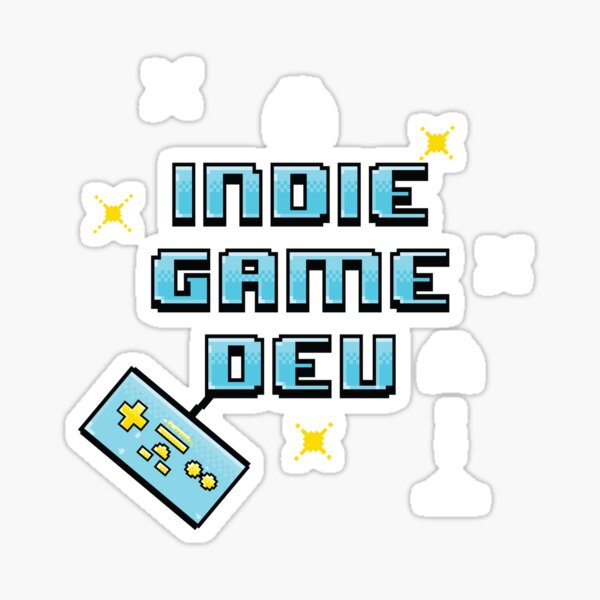 "Indie Game Dev" Sticker for Sale by lockeytees | Redbubble