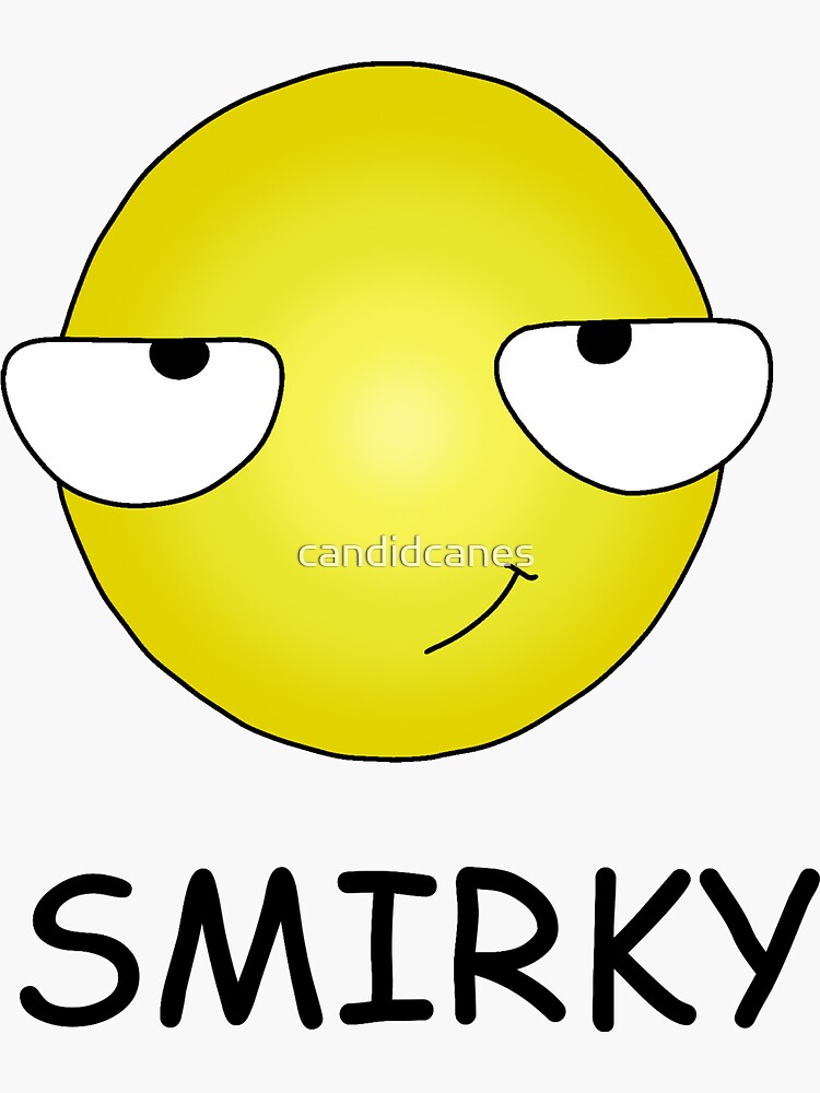 "Mr. Smirky Doodle" Sticker by candidcanes | Redbubble