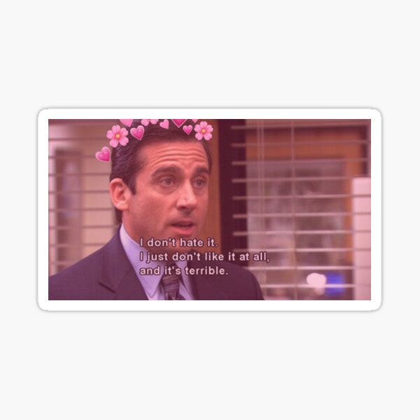"The Office Meme" Sticker for Sale by LizDesignXo | Redbubble