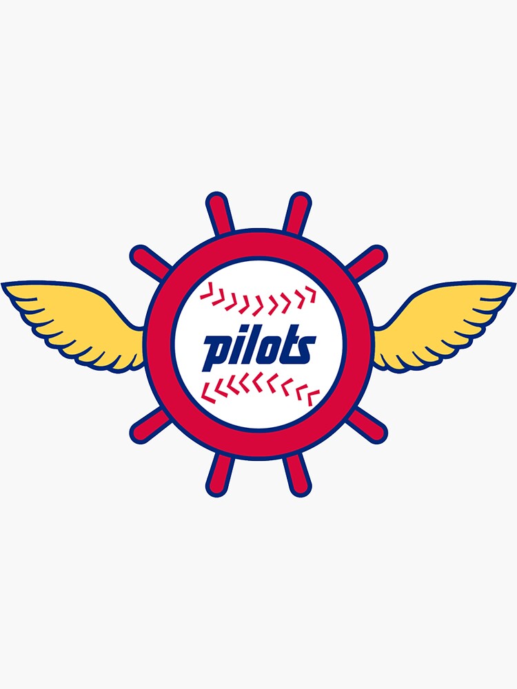 "Seattle Pilots Vintage Baseball Logo" Sticker for Sale by Brett's ...