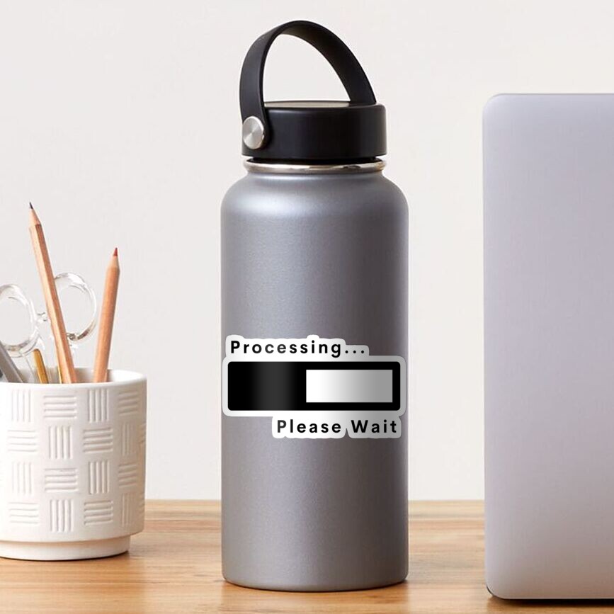 "Processing... Please Wait, Auditory Processing Disorder" Sticker for ...
