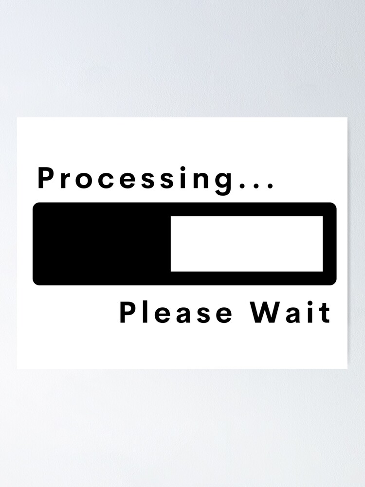 "Processing... Please Wait, Auditory Processing Disorder" Poster for ...
