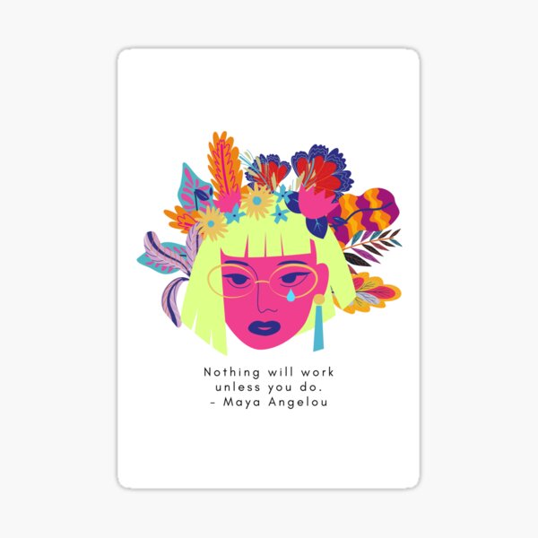 "maya" Sticker for Sale by hermovemnt | Redbubble