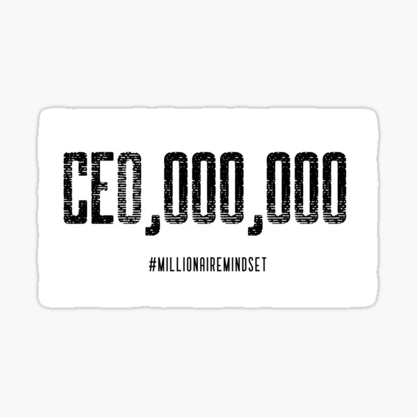 "CEO Logo" Sticker by Robert-Hurst | Redbubble